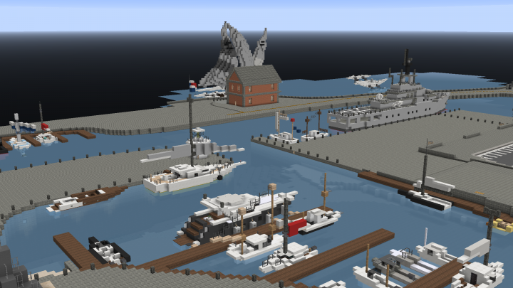 Codshire Docks - Realistic Dock Project |WOK Creative Minecraft Map