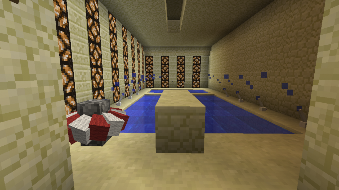 Desert Redstone temple Minecraft Map