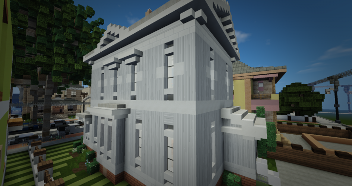 B.002- Greek Revival House Minecraft Map