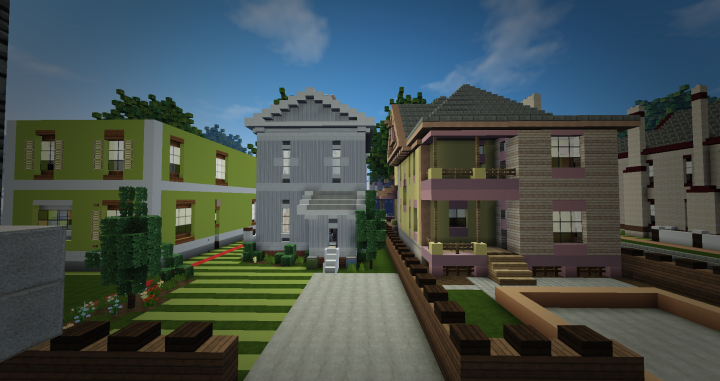 B.002- Greek Revival House Minecraft Map