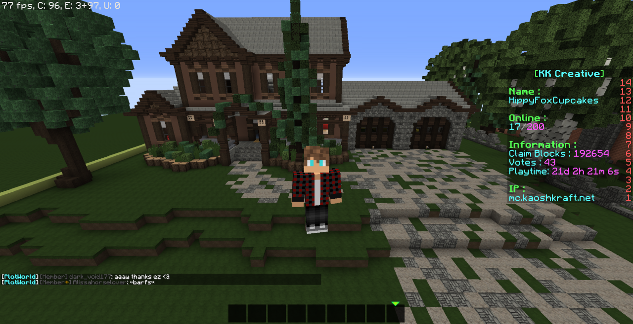 tudor style house and craftsman style house Minecraft Map