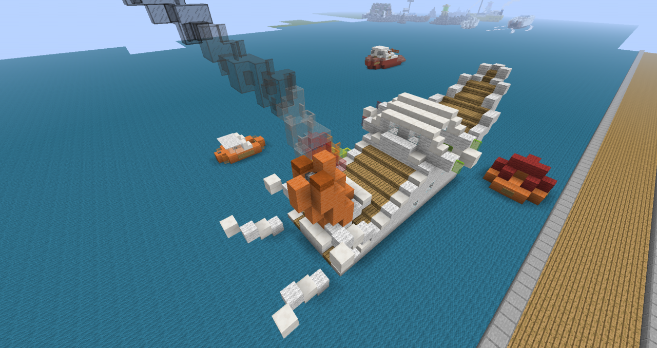 Sinking ship Minecraft Map