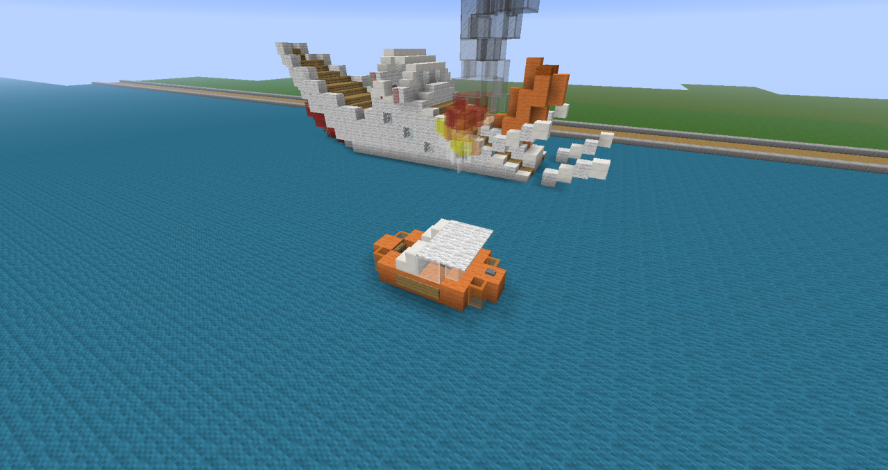 Sinking ship Minecraft Map