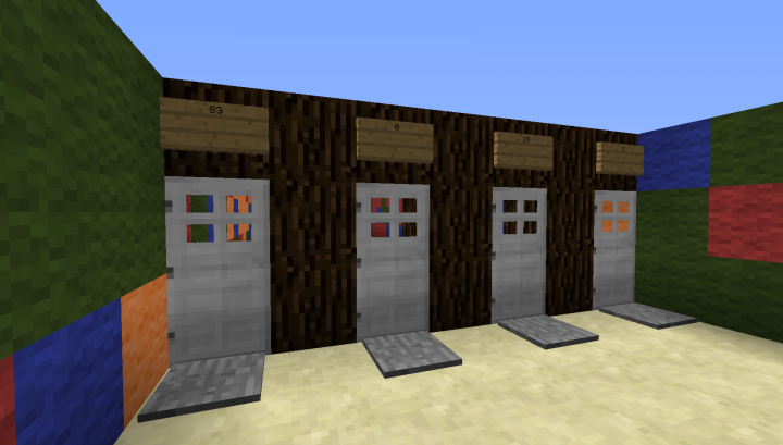 Color blind test, Proffesional. 12 PLATES! Minecraft Map
