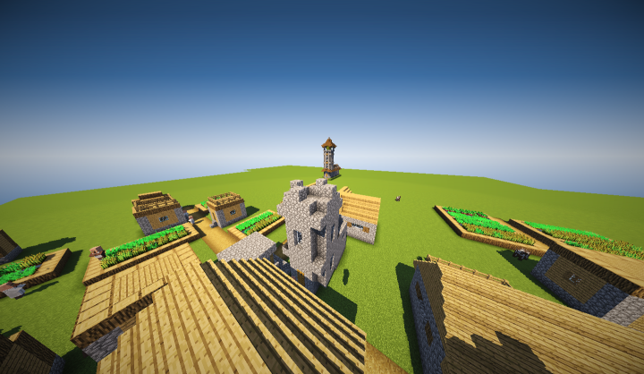 Remodelled Village Church Minecraft Map