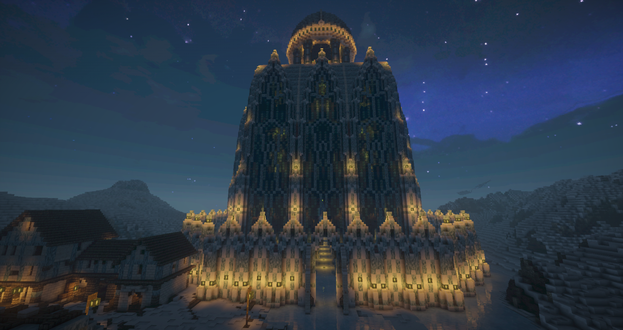 Fantasy Ice Castle Minecraft Map