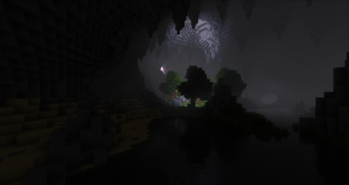 the abandoned cave Minecraft Map