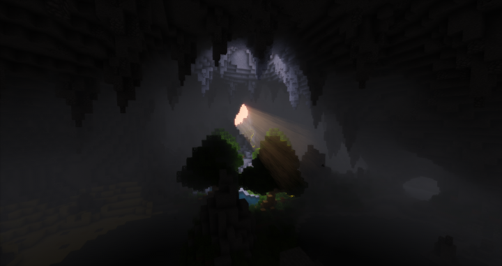 the abandoned cave Minecraft Map
