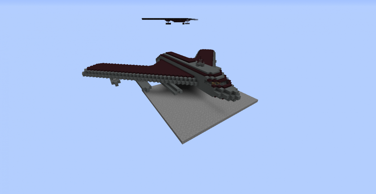 Futuristic Bomber Minecraft Map