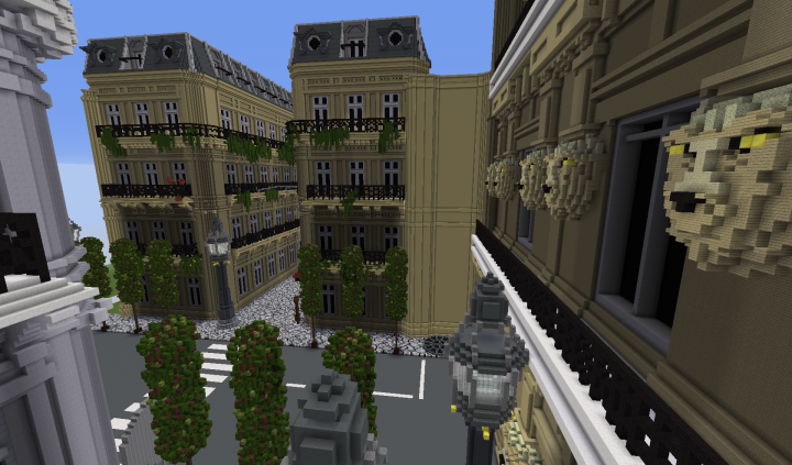Deep within paris Minecraft Map