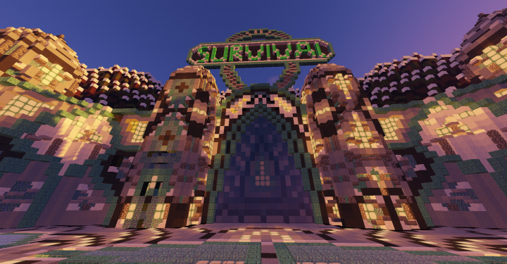 xEon hub [100x100]☼ Minecraft Map