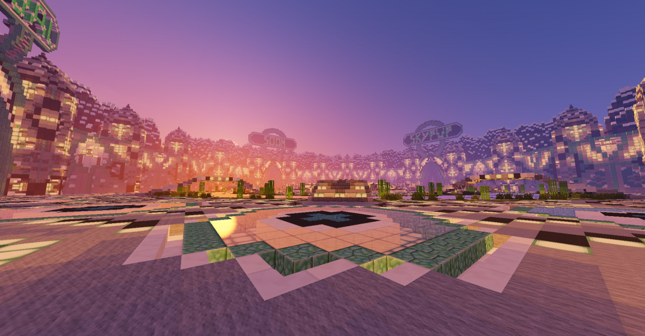 xEon hub [100x100]☼ Minecraft Map