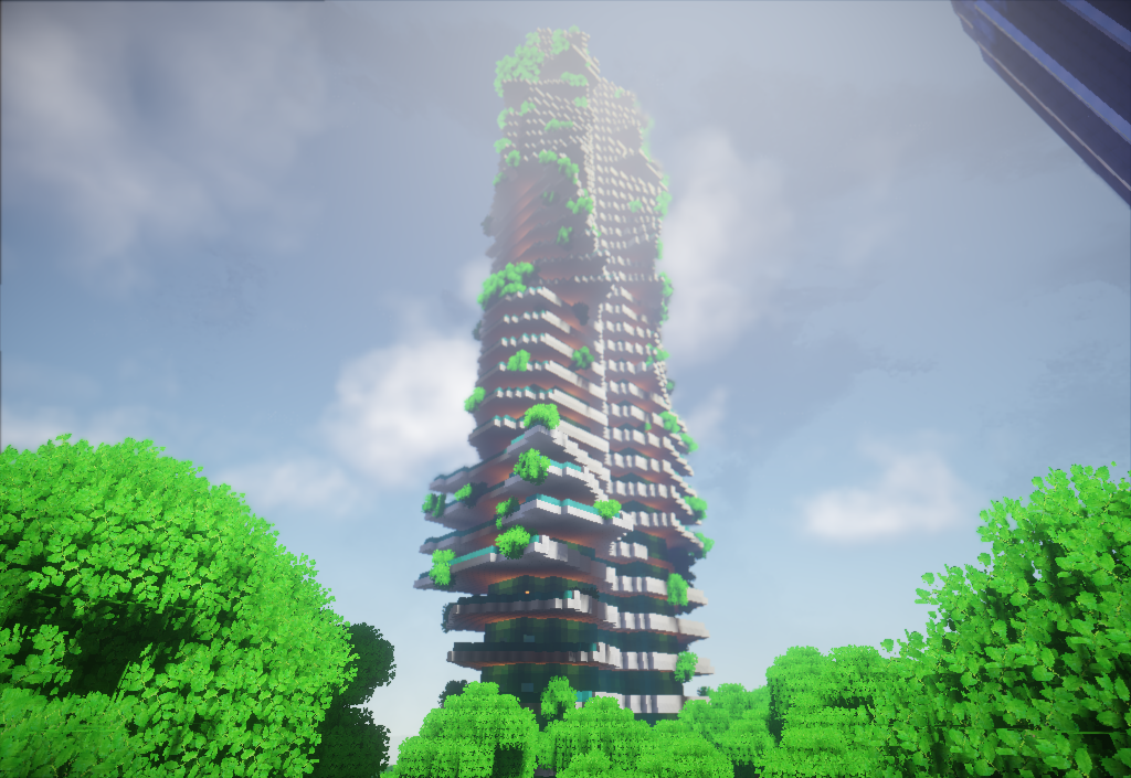Modern high rise apartment Minecraft Map