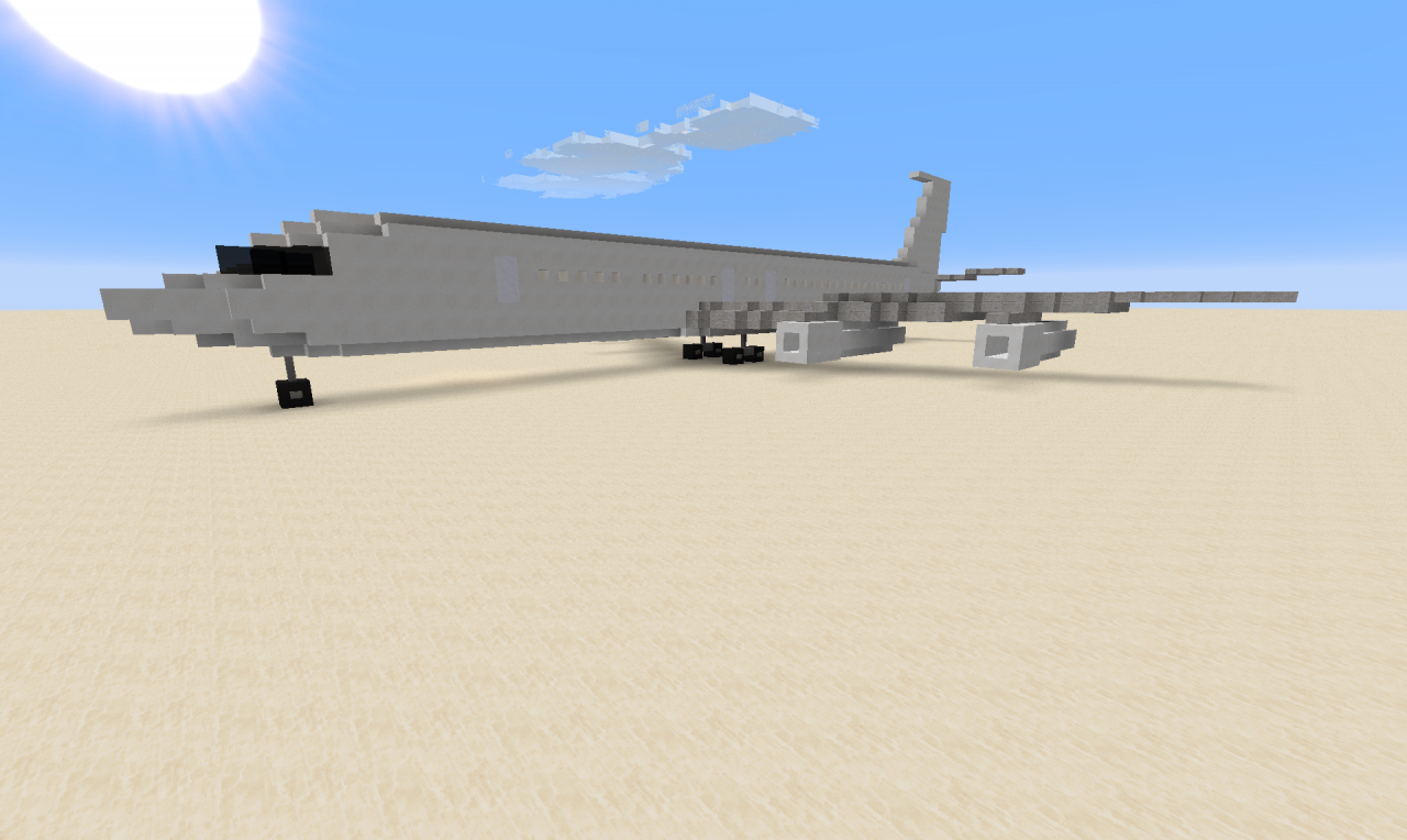 Boeing 707-338C Qantas UPDATED! Minecraft Map