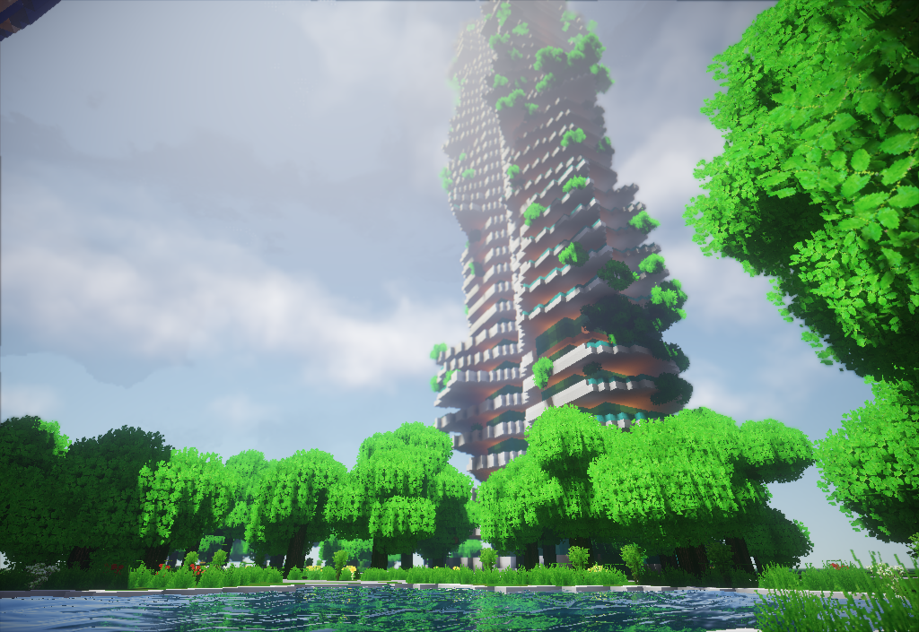 Modern high rise apartment Minecraft Map