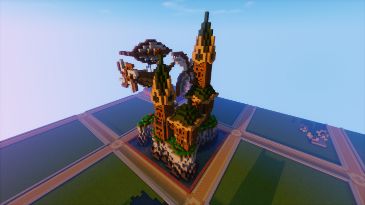 Random Build on Small Plot Minecraft Map