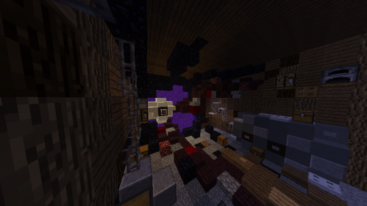 Horror escaping Minecraft Map