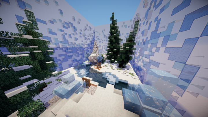 1 vs. 1 Map | Winter Minecraft Map