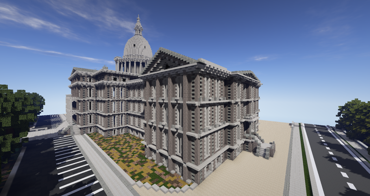 michigan state capitol building Minecraft Map