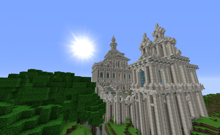 Tropical fantasy City Minecraft Map