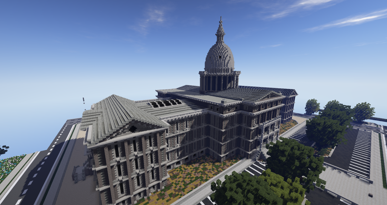 michigan state capitol building Minecraft Map