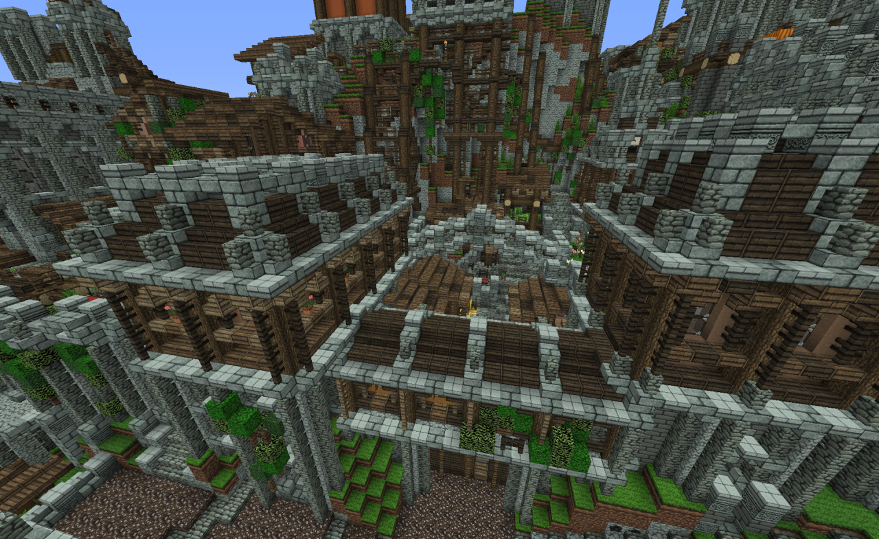 Tropical fantasy City Minecraft Map