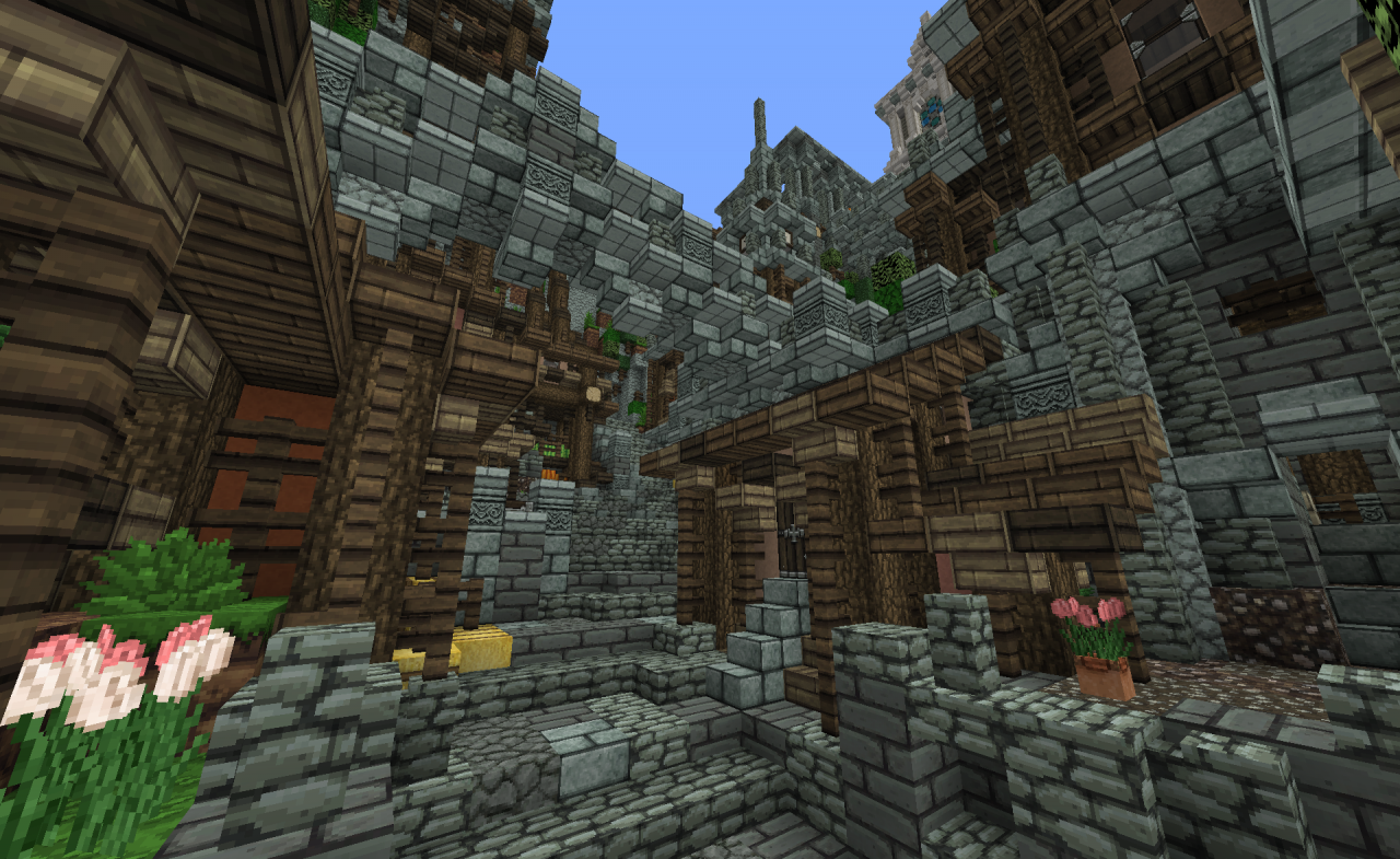 Tropical fantasy City Minecraft Map