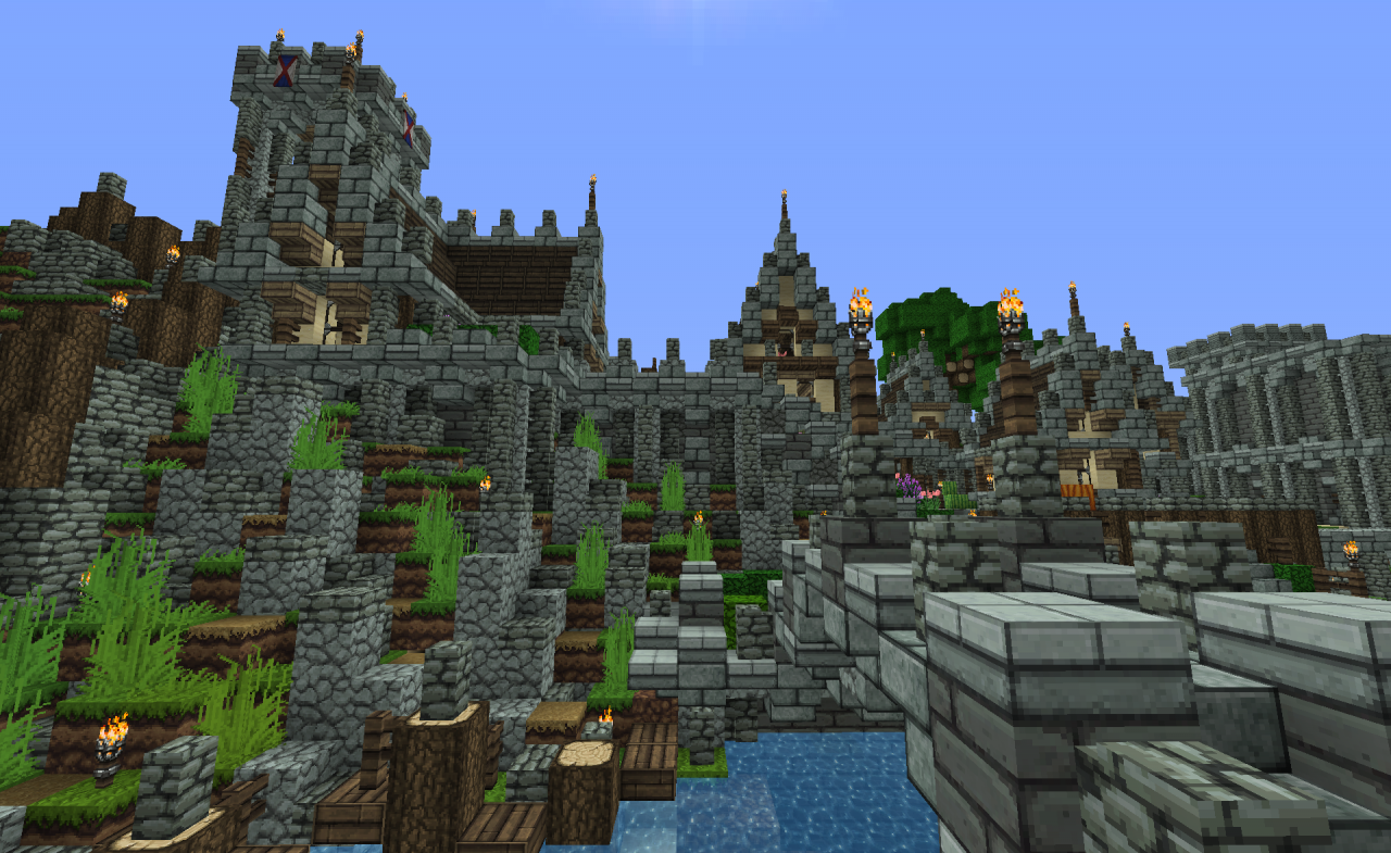 Survival Town Minecraft Map