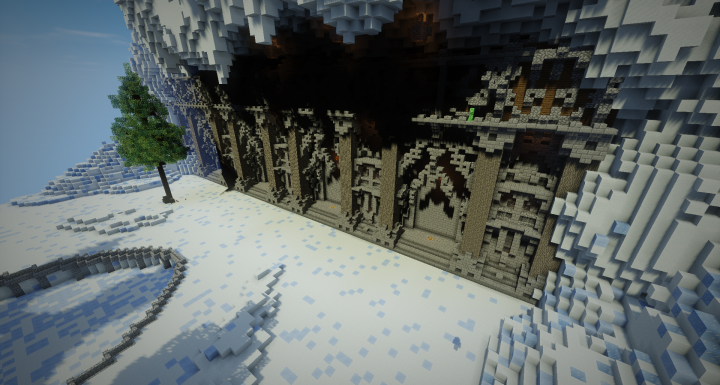 Winter Hub Minecraft Map