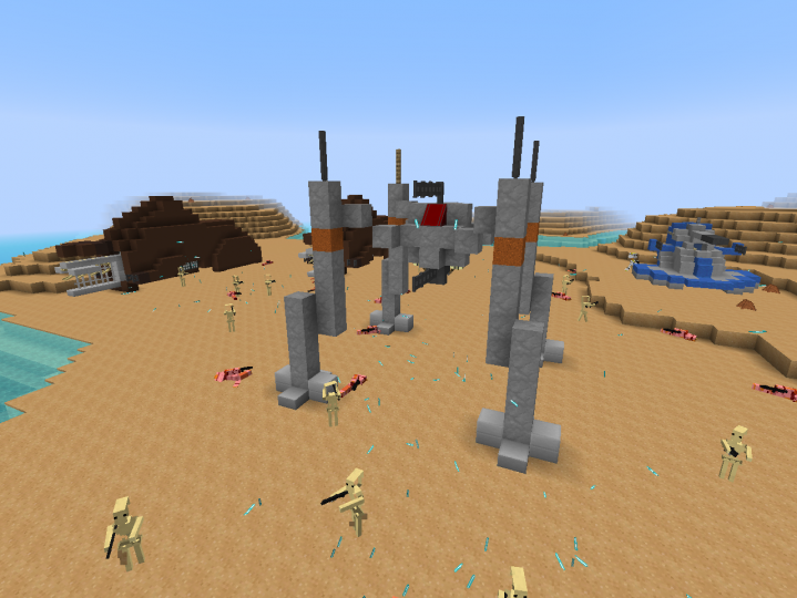 Minecraft Star Wars : Battle on Fondor | 327th vs Droids Minecraft Map