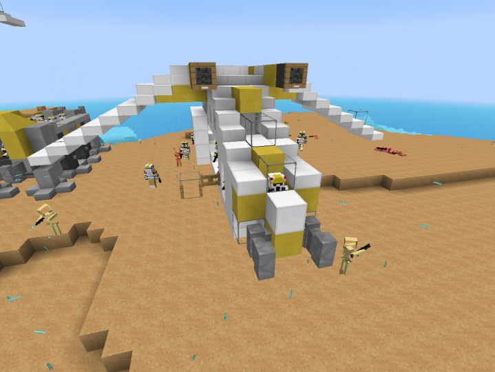 Minecraft Star Wars : Battle on Fondor | 327th vs Droids Minecraft Map