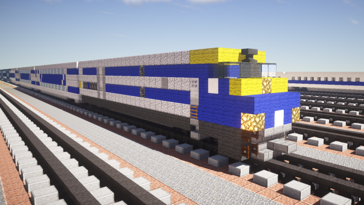 LIRR EMD DE30AC C3 Railcar Train Minecraft Map