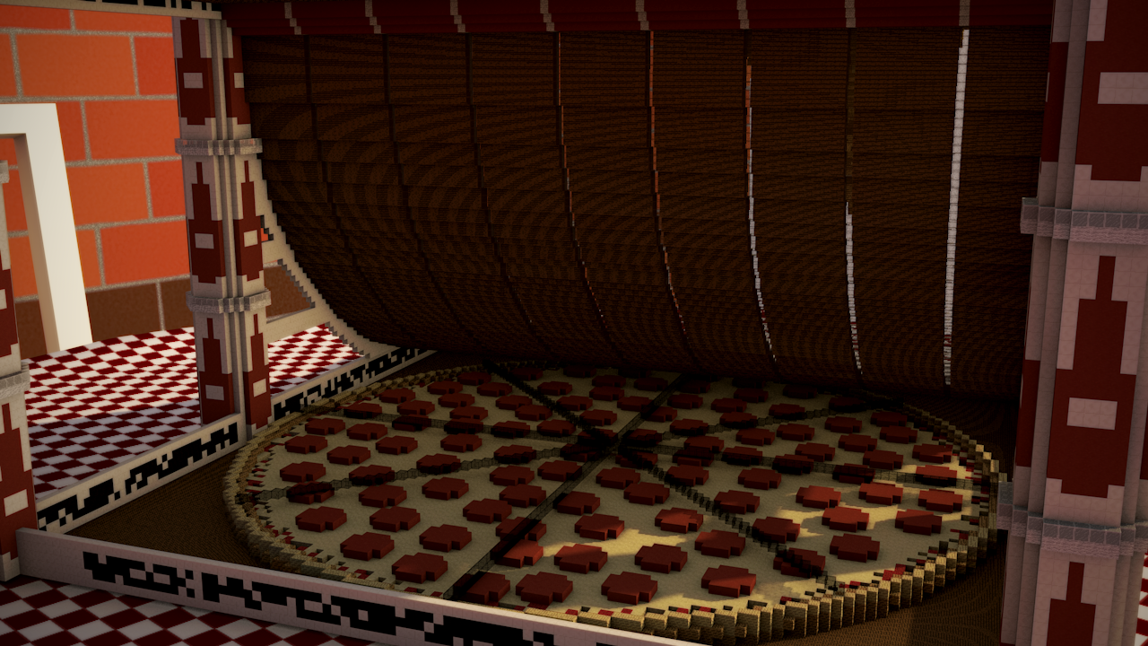 PIZZA RAMP + SKATEBOARD - BY AZ60. Minecraft Map