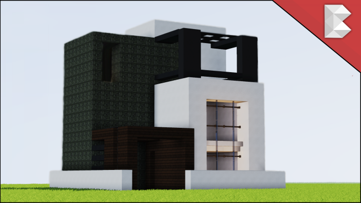 Minecraft: 18X18 Modern House Tutorial | Best Small Modern House ...