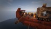 small Galley roman like with crew in ConquestReforged Minecraft Map