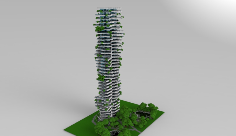 Modern high rise apartment Minecraft Map