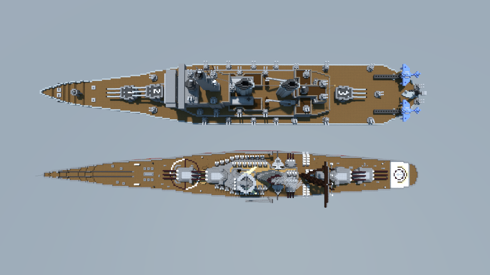 Battleship (V1 and V2) Minecraft Map