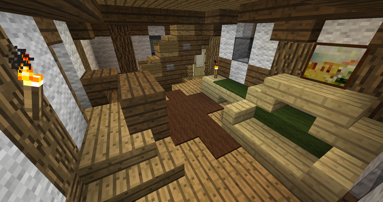 A simple house Minecraft Map