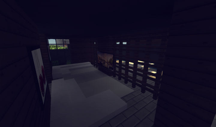 Dark Theme | Modern House Minecraft Map