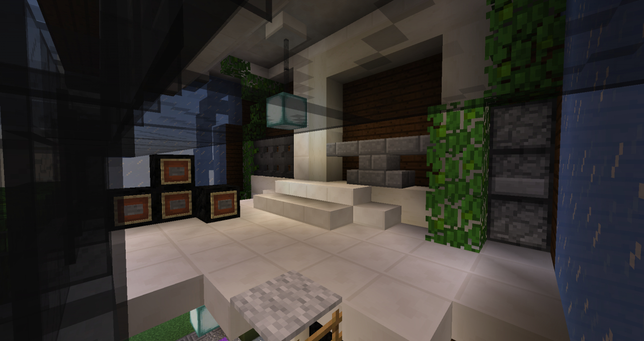 #3Rooms -modern garage Minecraft Map