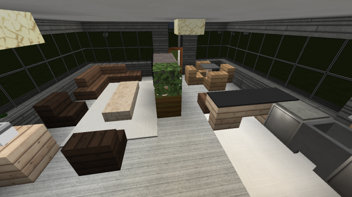 Small Modern House 2 (full interior) Minecraft Map