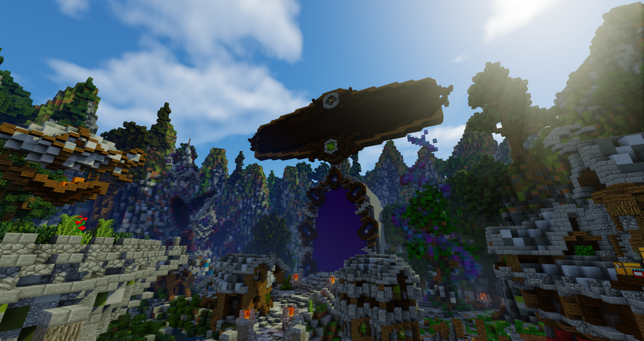 Universal Server Spawn Minecraft Map