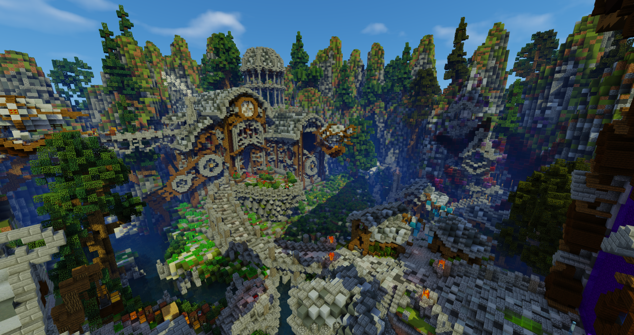 Universal Server Spawn Minecraft Map