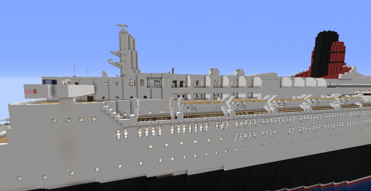 QE 2 Refit Minecraft Map