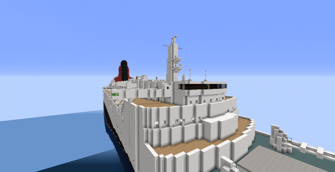 QE 2 Refit Minecraft Map