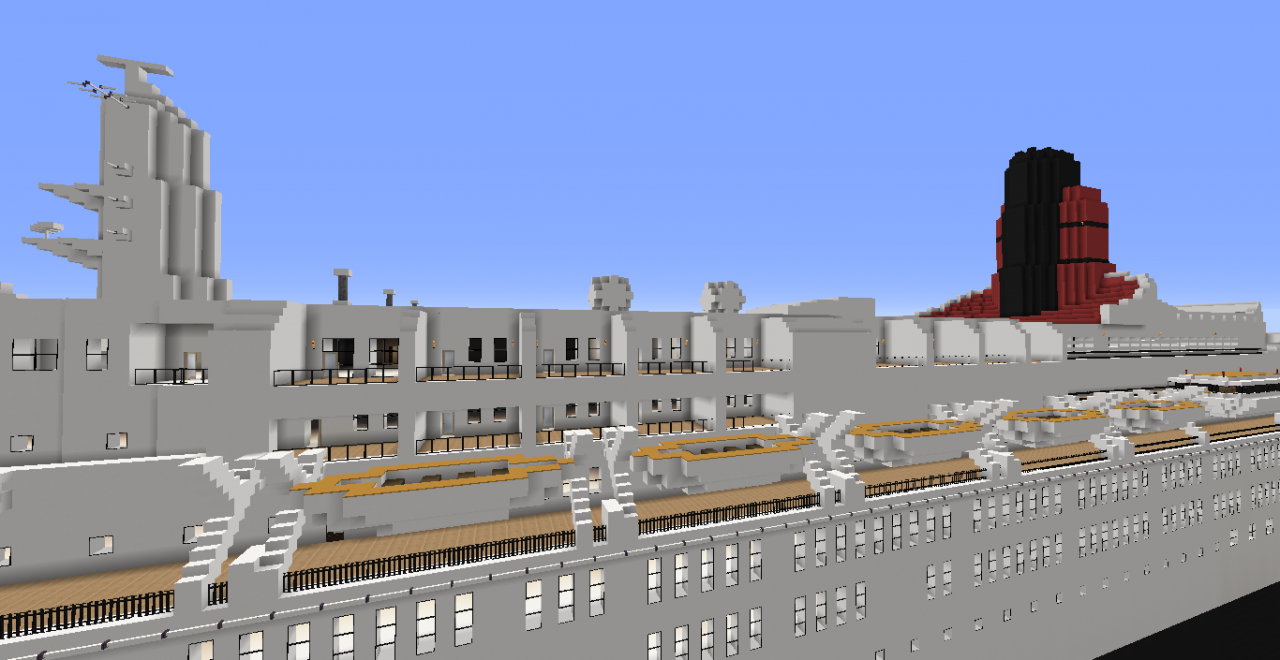 QE 2 Refit Minecraft Map