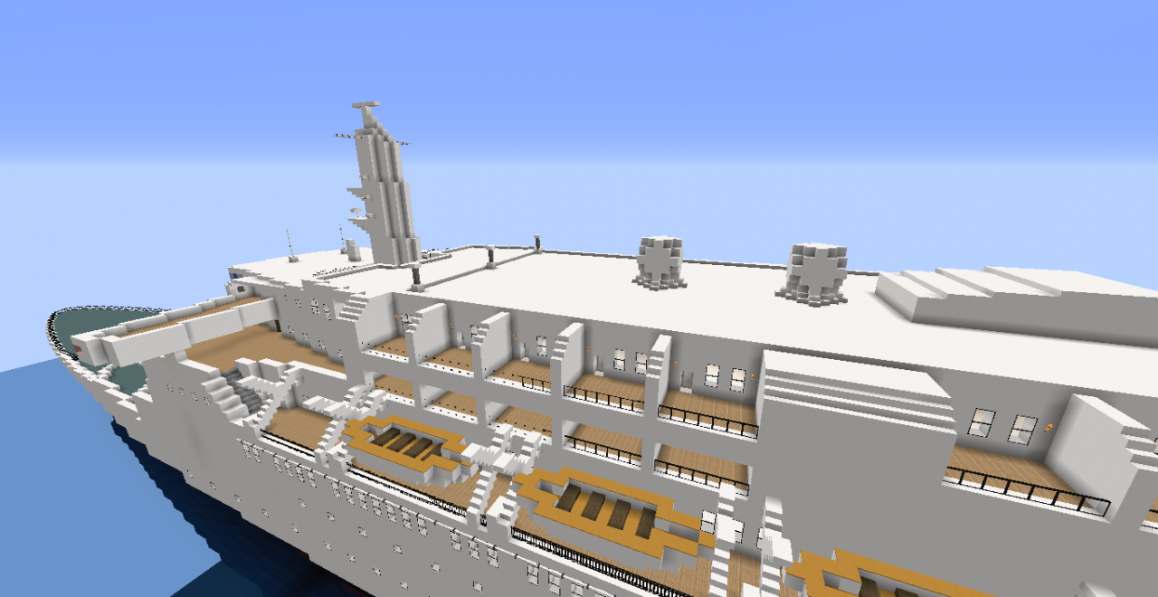 QE 2 Refit Minecraft Map