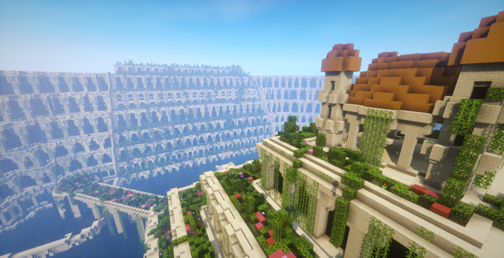 Glorious sandstone temple Minecraft Map