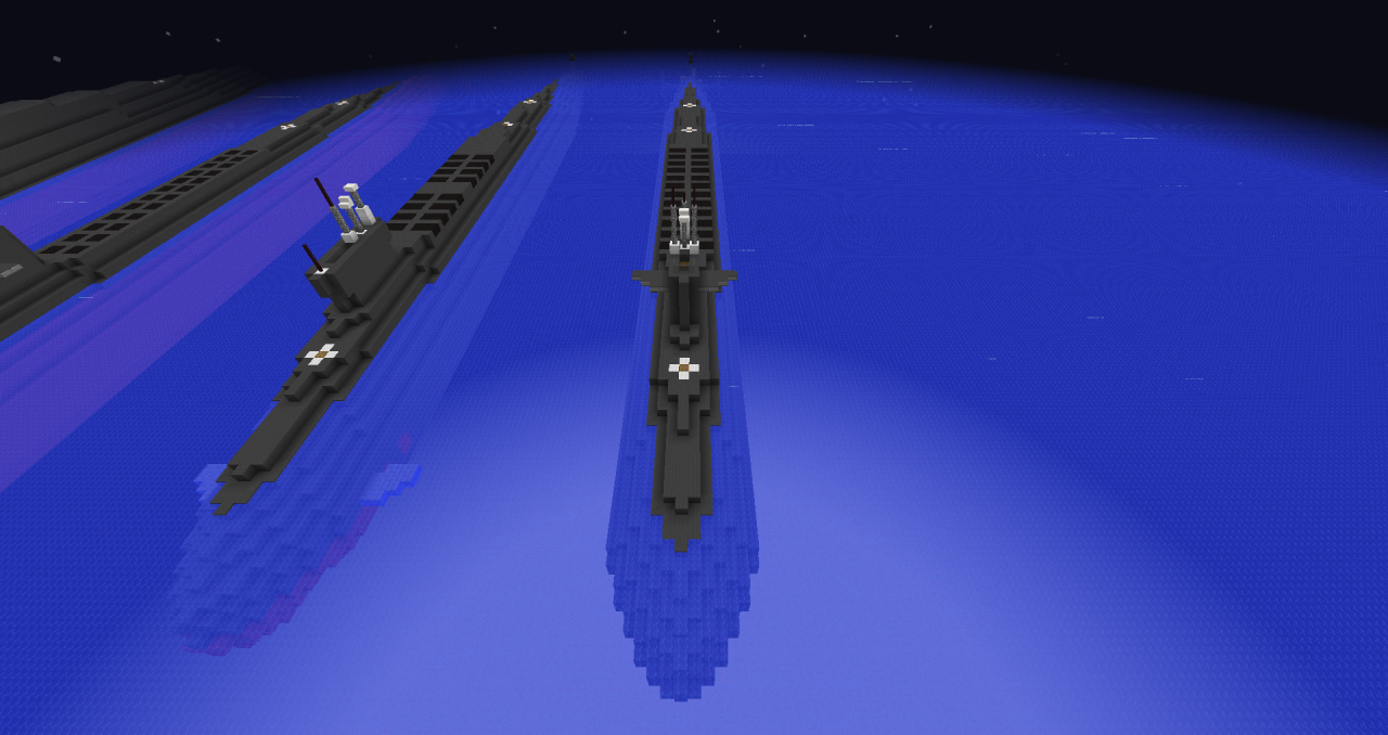 All of my Naval Builds in Chronological Order Minecraft Map