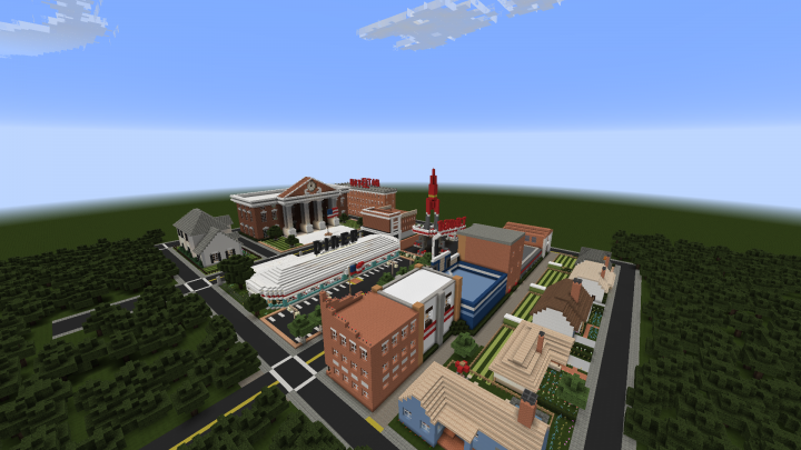 Evansville - 1950s City Minecraft Map